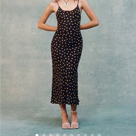 Realisation Par | Dresses | Realisation Par The Iggy In Yellow Polka ...